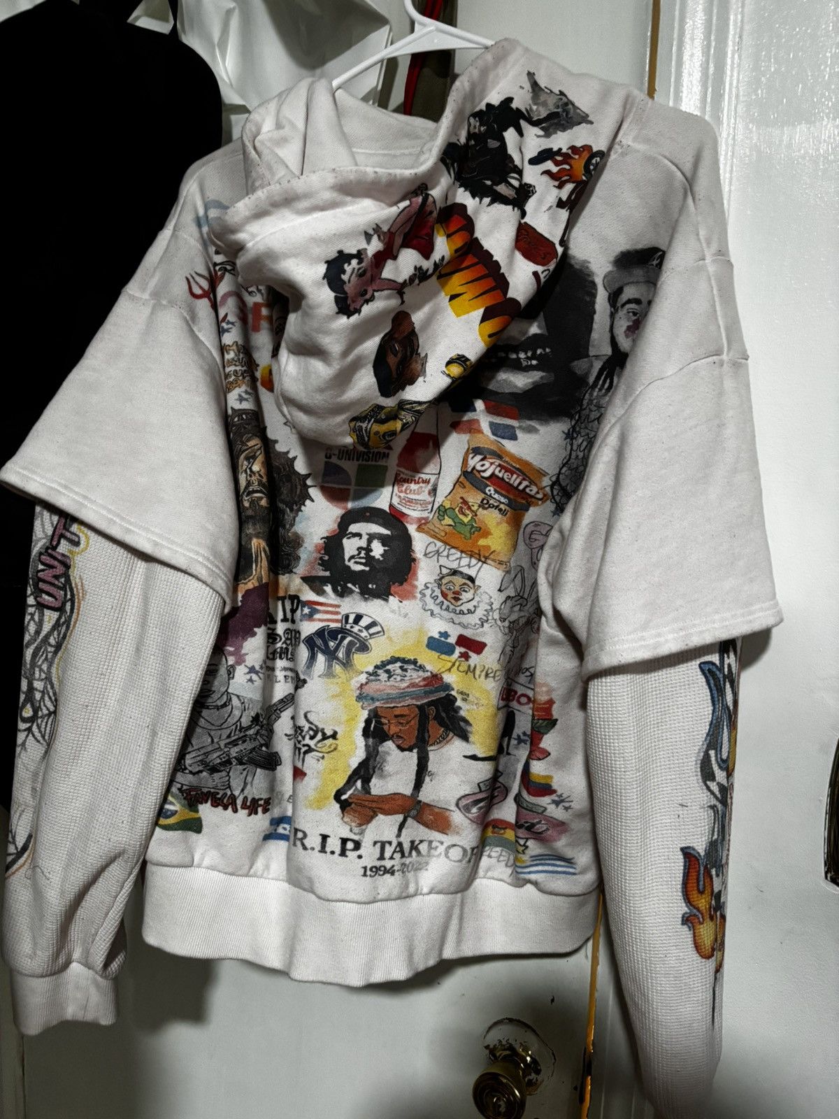 Streetwear Greedy Unit Thermal hoodie | Grailed