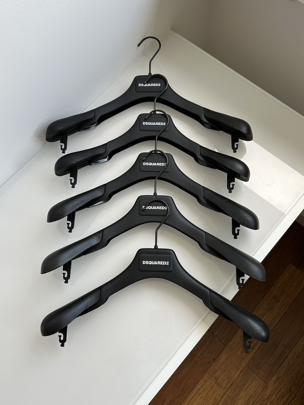 Dsquared2 Dsquared 2 logo premium made in italy black hangers | Grailed