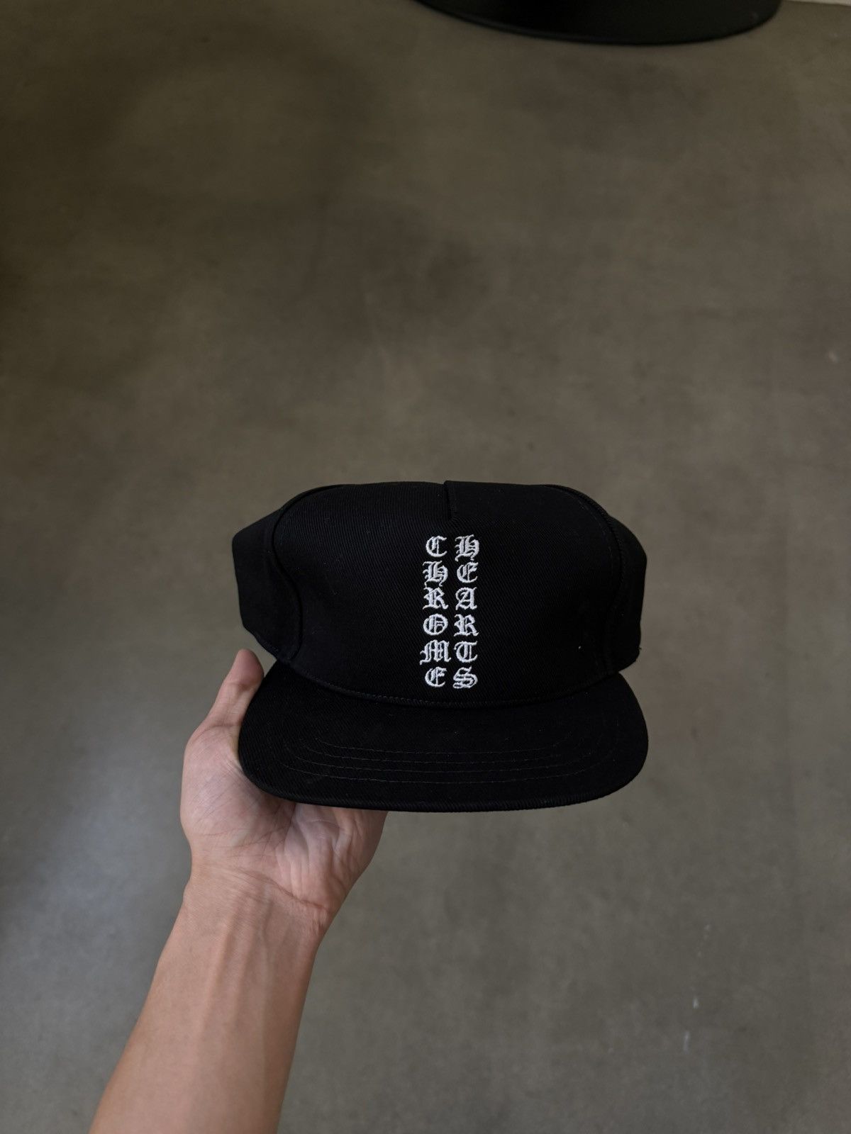 Chrome Hearts Chrome Hearts Vertical Logo Baseball Hat | Grailed