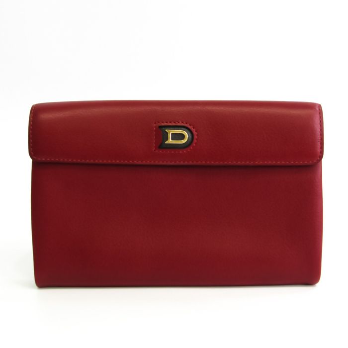 Delvaux Delvaux Leather Long Wallet (bi-fold) Red Color | Grailed