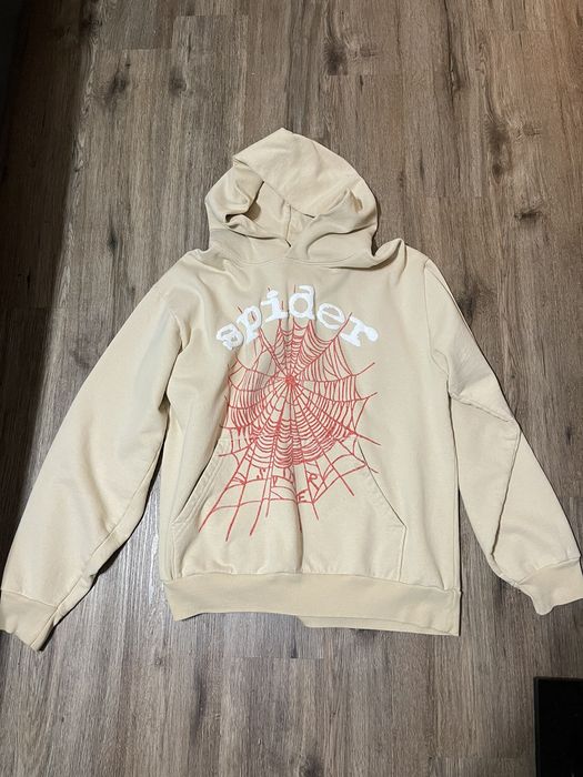 Young Thug Spider Worldwide OG Beige Hoodie | Grailed