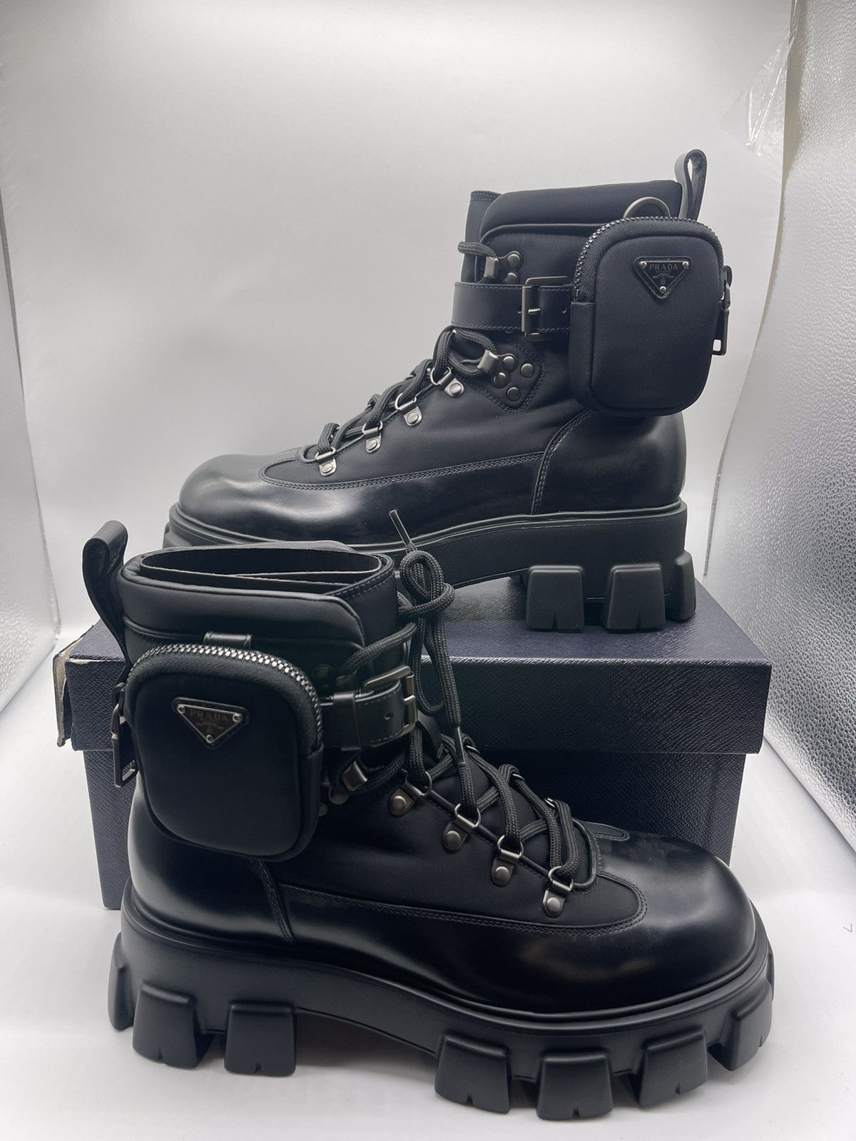 Prada Prada Combat Boots Size EU 42 RRP £1050 | Grailed