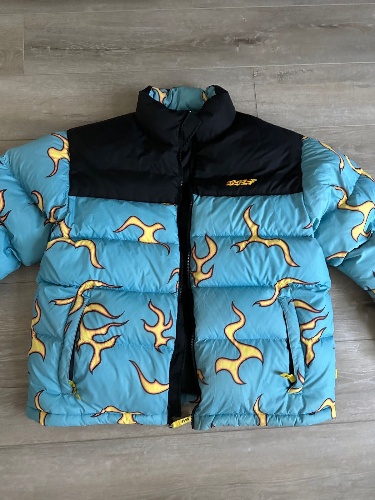 Golf Wang × Odd Future × Tyler The Creator Golf Wang Flame puffer XXL ...