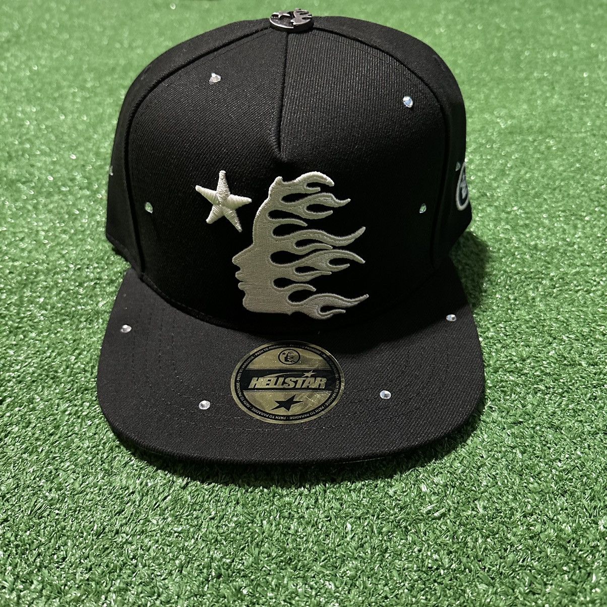 HELLSTAR Hellstar starry night fitted hat 7 1/8 | Grailed