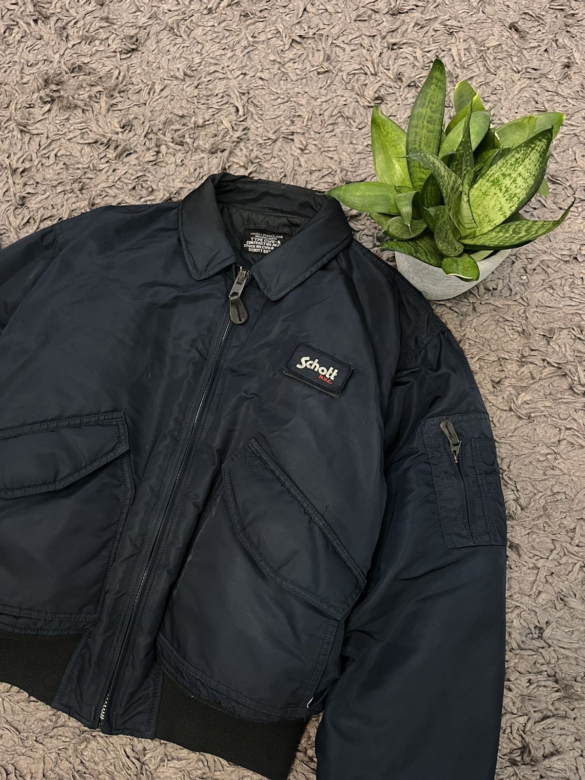 Vintage Scott Vintage CWU-R Flyer Bomber Jacket Man | Grailed