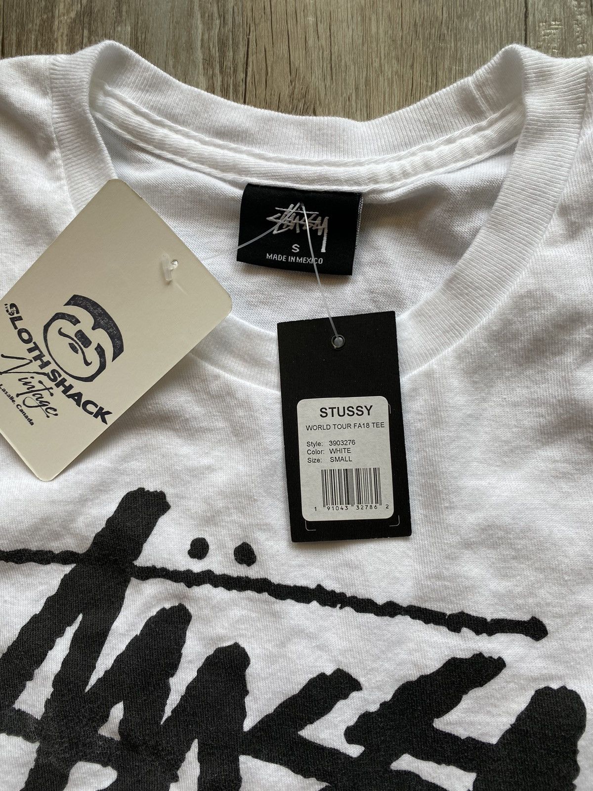 Stussy Stussy World Tour Original Locations Graphic Tshirt | Grailed