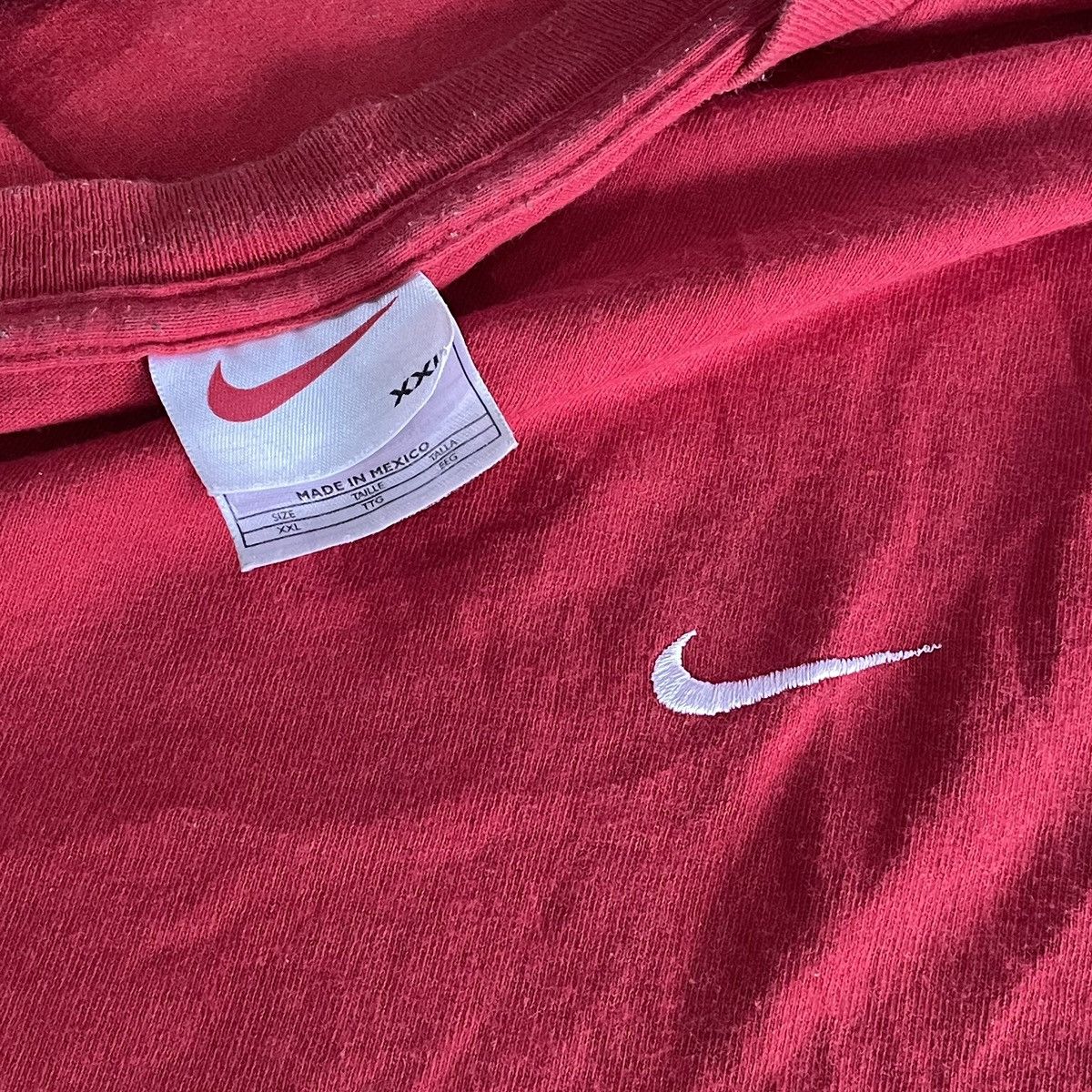 Nike Vintage Nike 90s Side Swoosh Red Cherry | Grailed