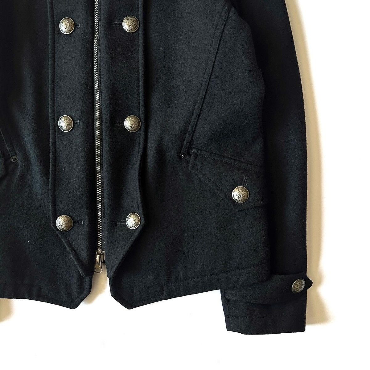 Japanese Brand PPFM Napoleon Wool Jacket | Grailed