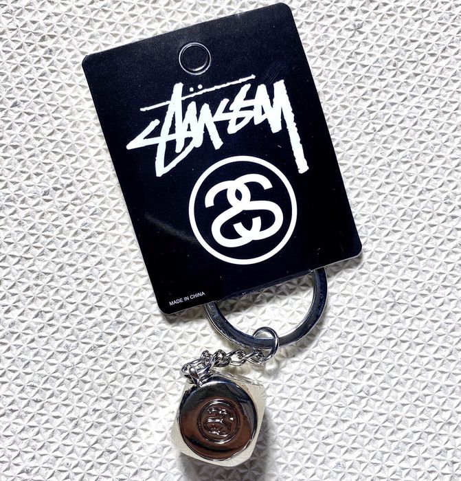 Vintage Stussy keychain silver | Grailed