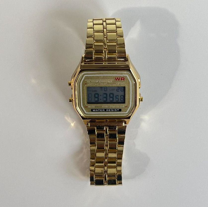 Casio × Gold Plated × Streetwear Y2K 2000s vintage retro gold stainless ...