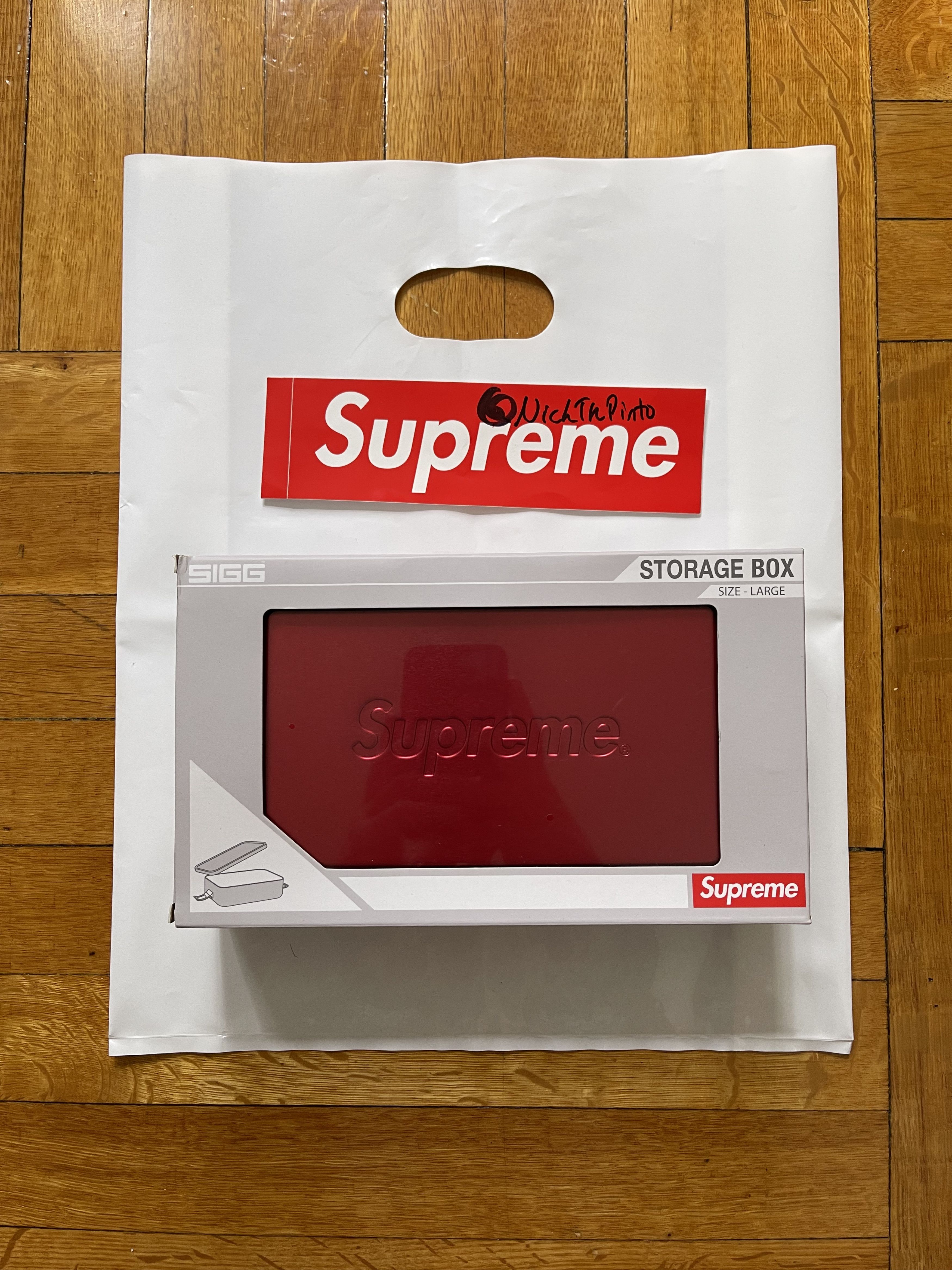 Supreme SIGG Large Metal Box Plus | Grailed