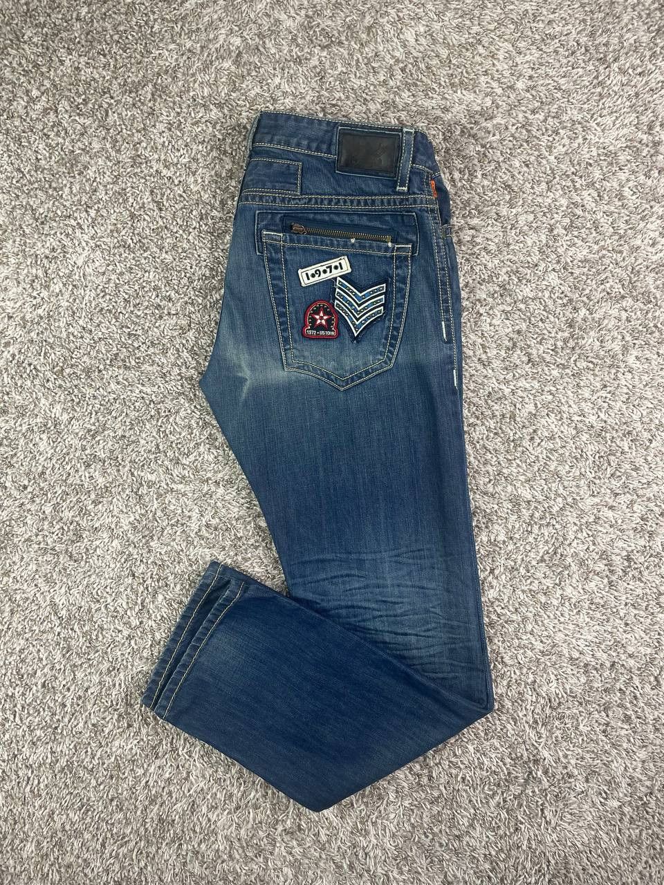 Robins Jeans Robin's Jean Ser Pepper Patch Zip Flap Jeans | Grailed