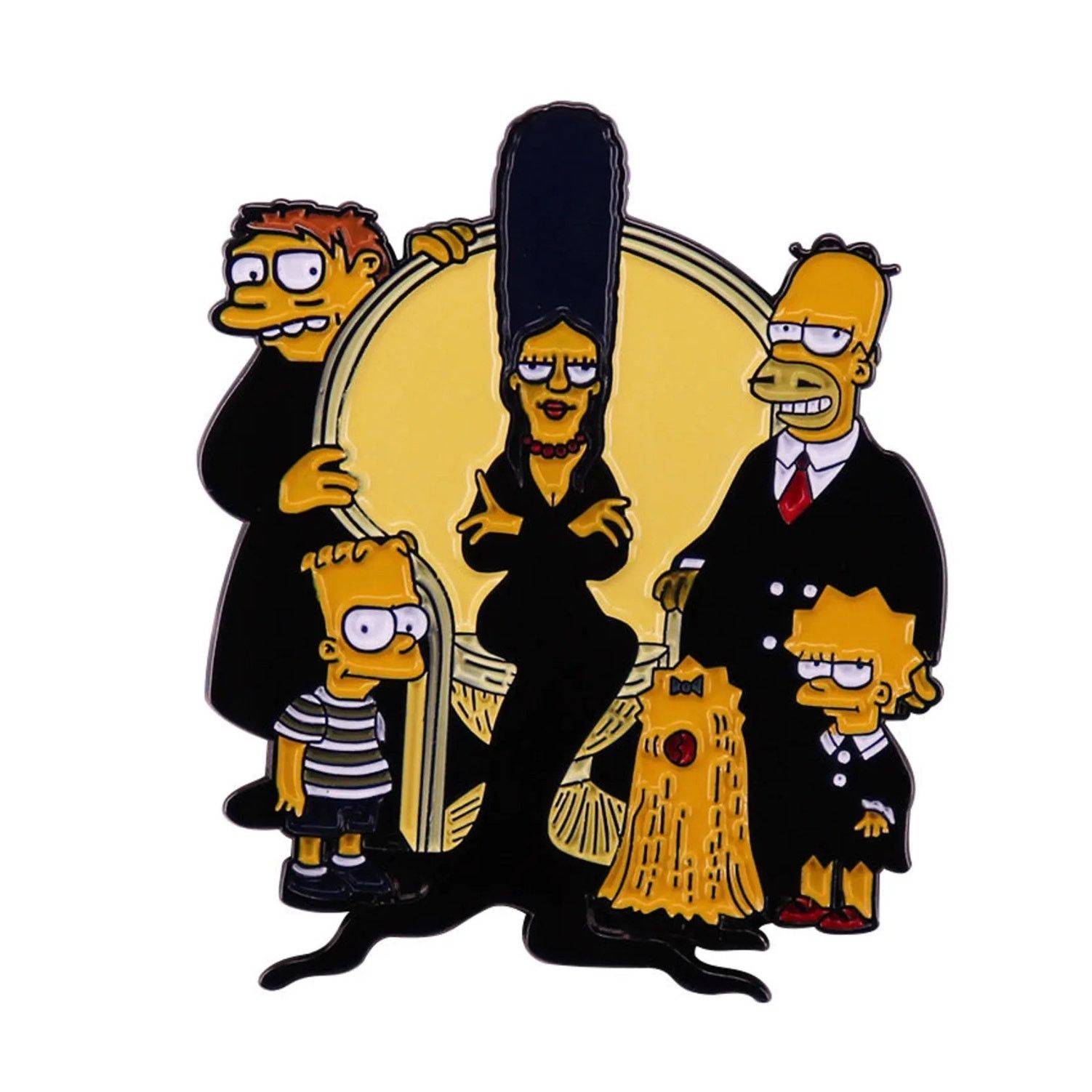 & Other Stories The Simpsons Addams Family Nickelodeon Enamel Pins 62 ...