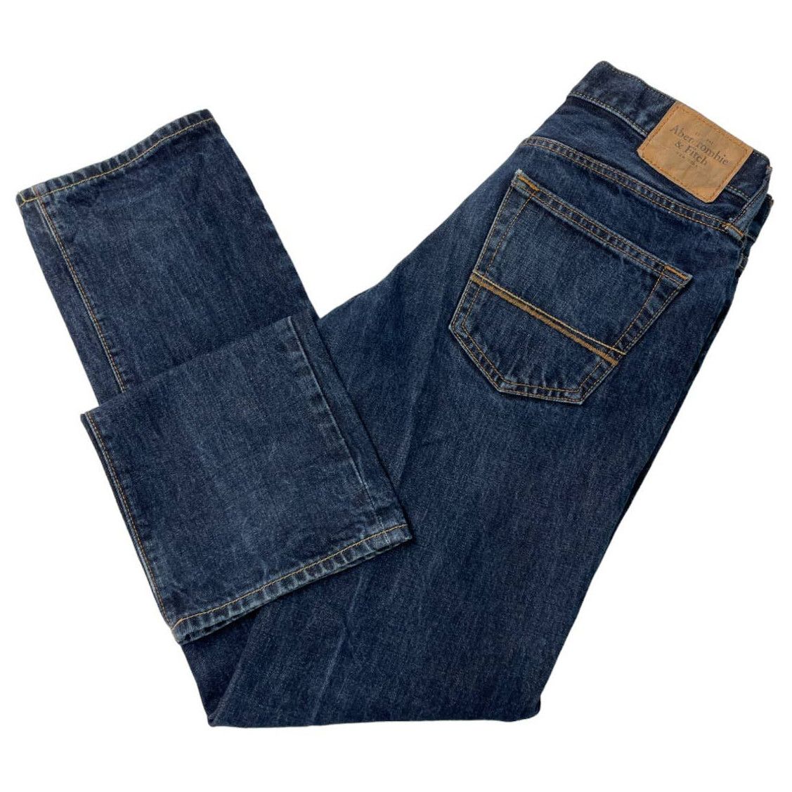 Abercrombie & Fitch Abercrombie & Fitch Mens 30x32 Slim Straight Button ...