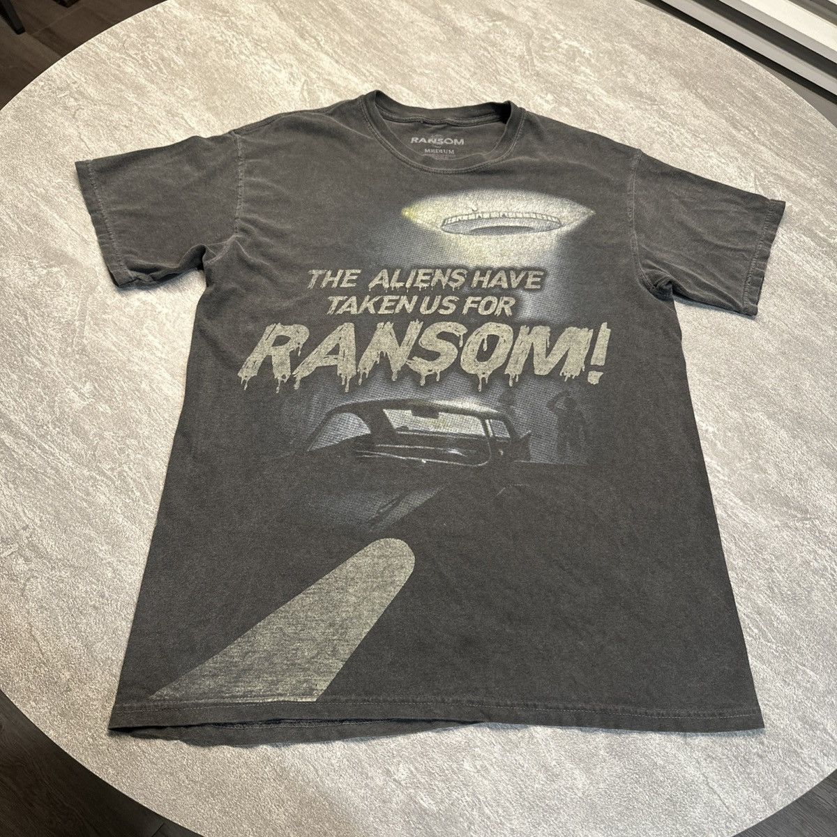 Ransom Clothing Ransom Clothing Aliens ET Glow In Dark GID Shirt AOP ...
