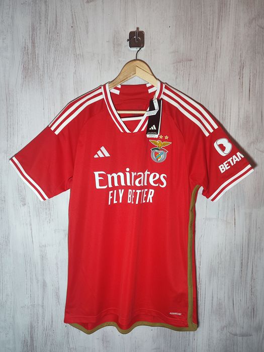 Adidas SL Benfica 2023 2024 home shirt soccer football maillot kit ...
