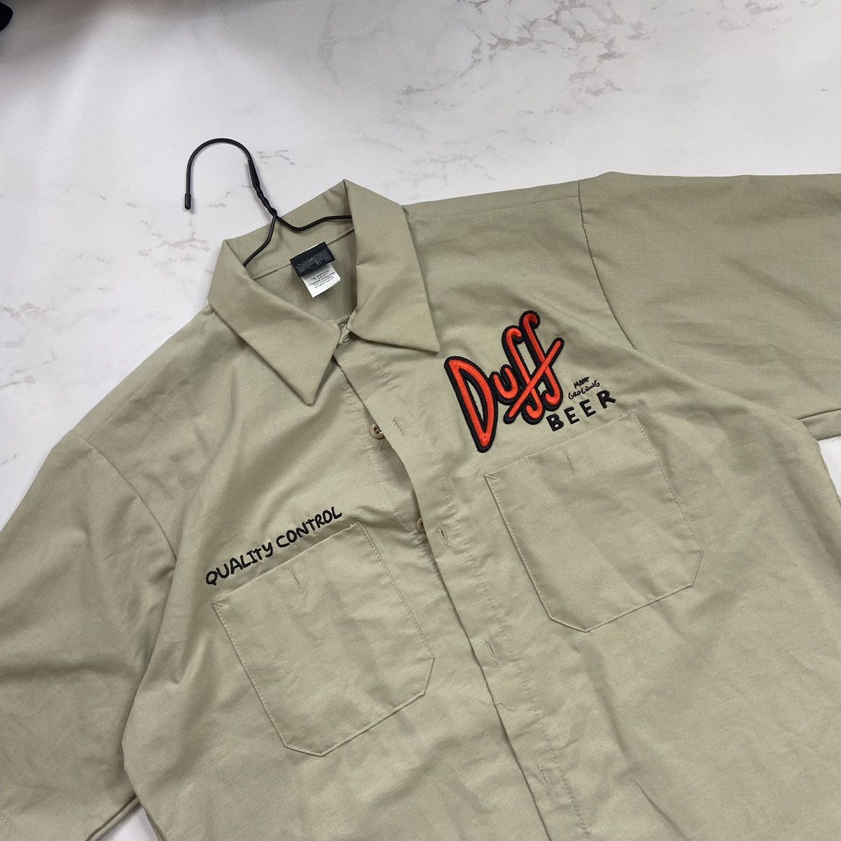 Vintage 🔥 UNIVERSAL STUDIOS DUFF BEER QUALITY CONTROL SHIRT 🔥 | Grailed