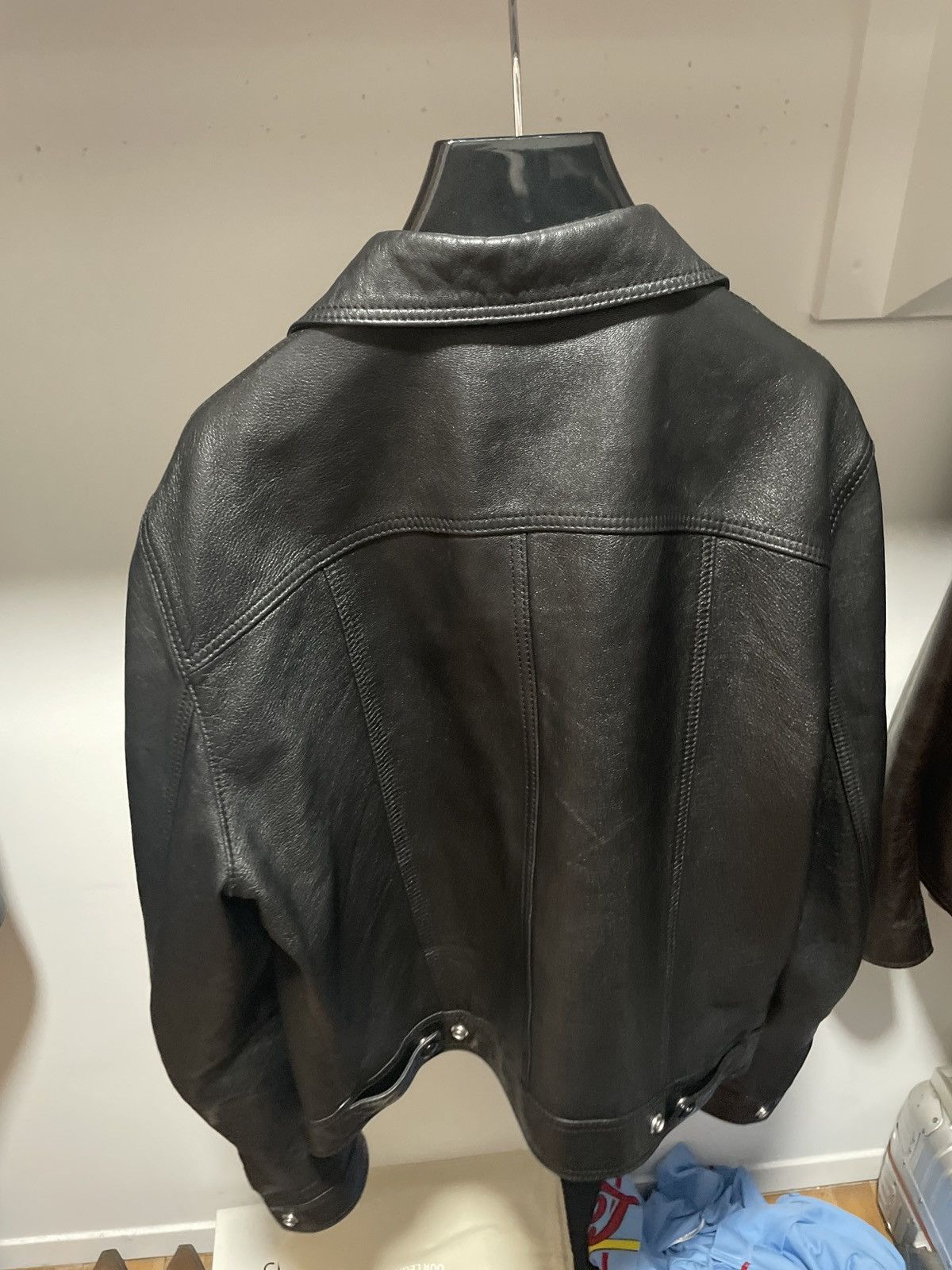 Celine Celine Hedi Slimane leather jacket | Grailed