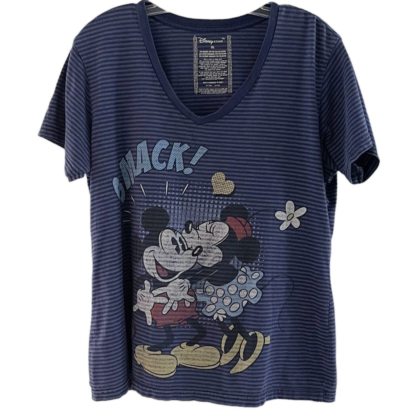 Disney Disney XL Extra Large Womens Tee Shirt Mickey and Minnie Sma ...