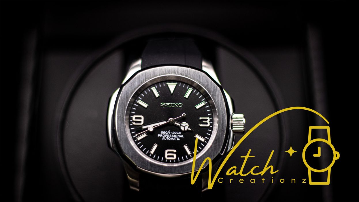 Custom Custom Seiko Mod Watch NH35 41mm PP Aquanaut Nautilus | Grailed