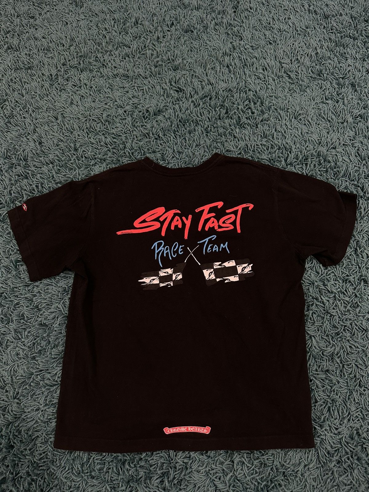 Chrome Hearts Marty boy stay fast racing team chrome hearts t shirt ...