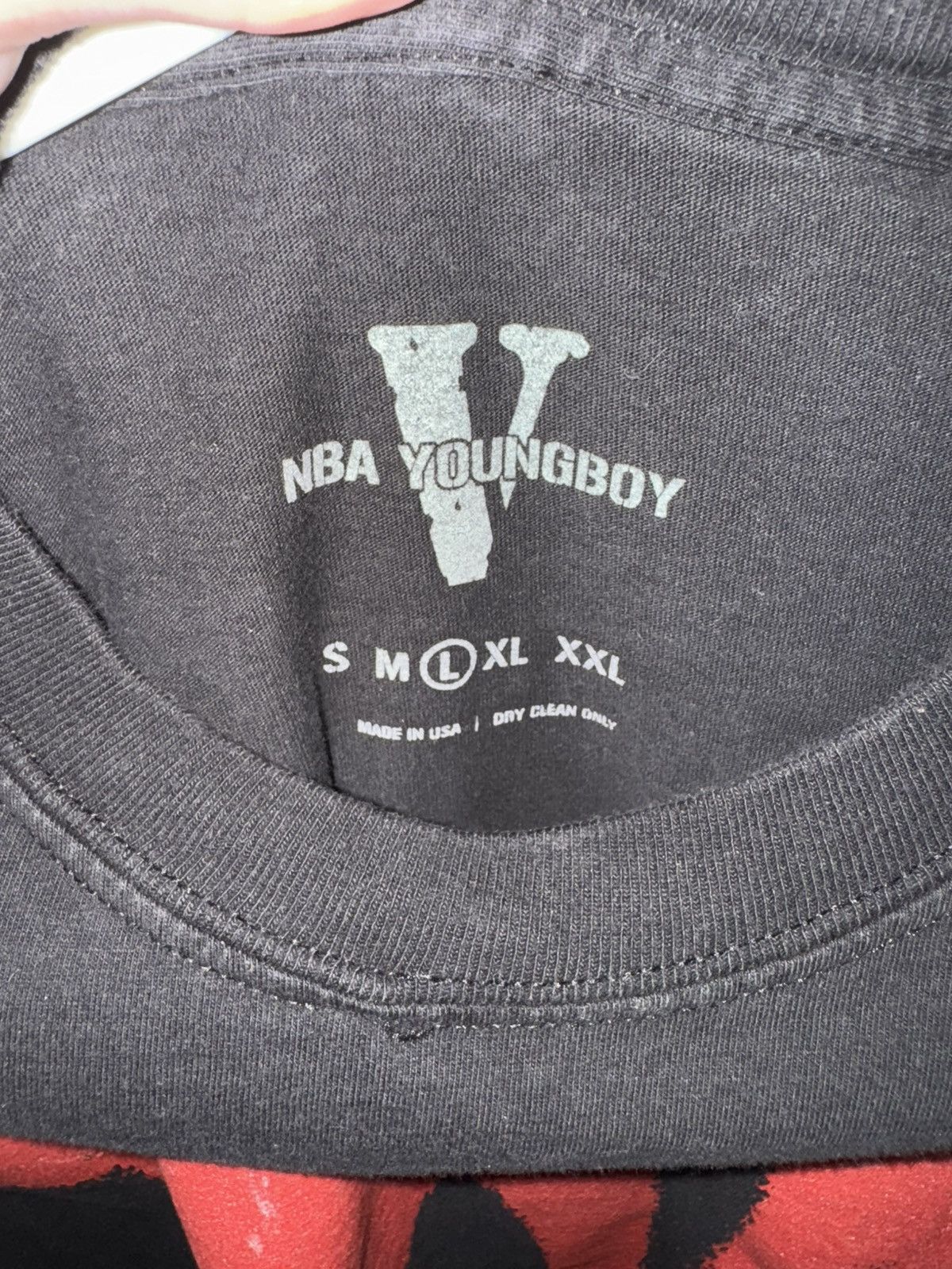 Vlone VLONE | Vlone x NBA Youngboy Top T-Shirt 'Black' | Grailed