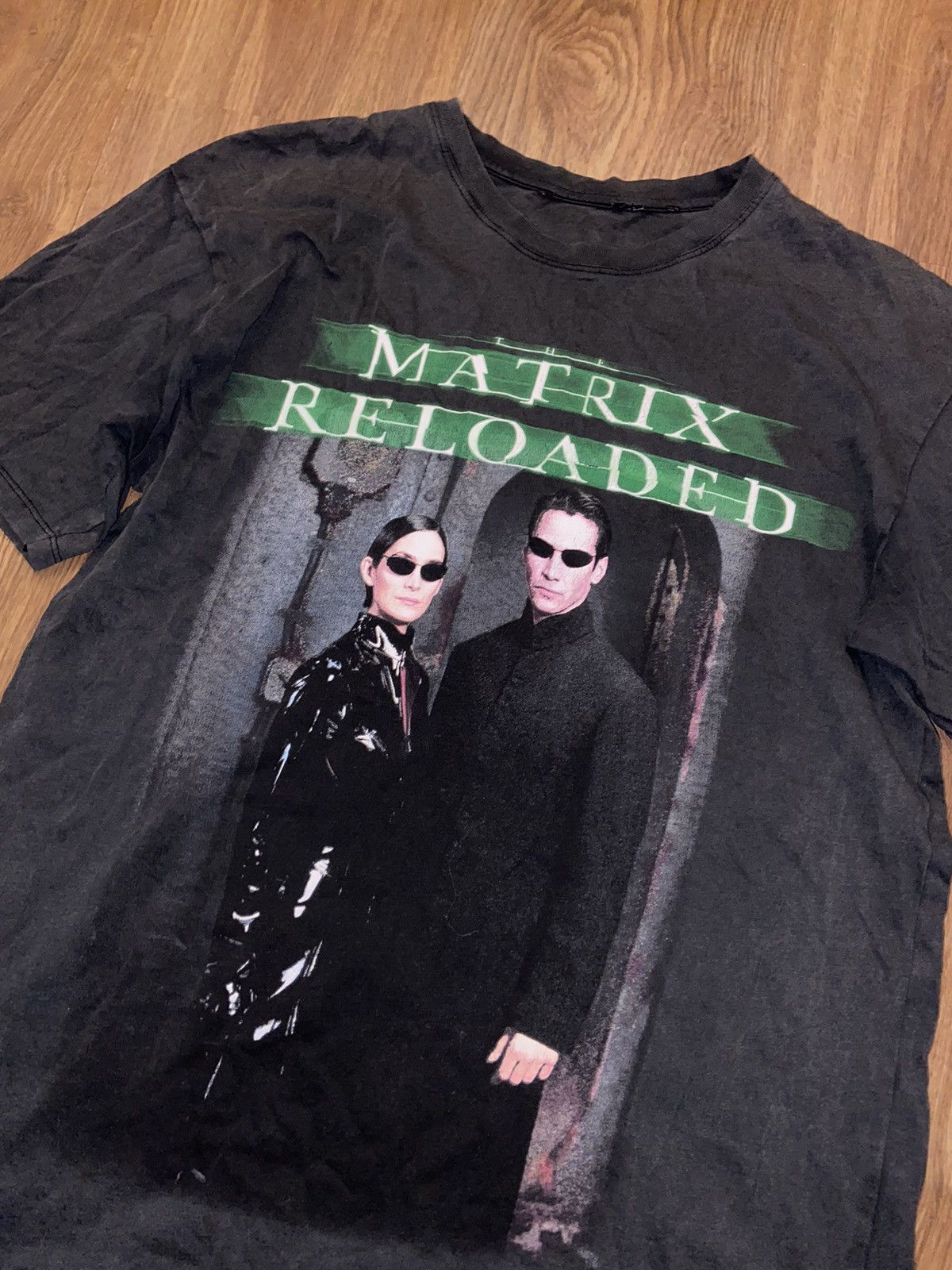 Vintage THE MATRIX RELOADED VINTAGE FADED Y2K MOVIE SHIRT | Grailed