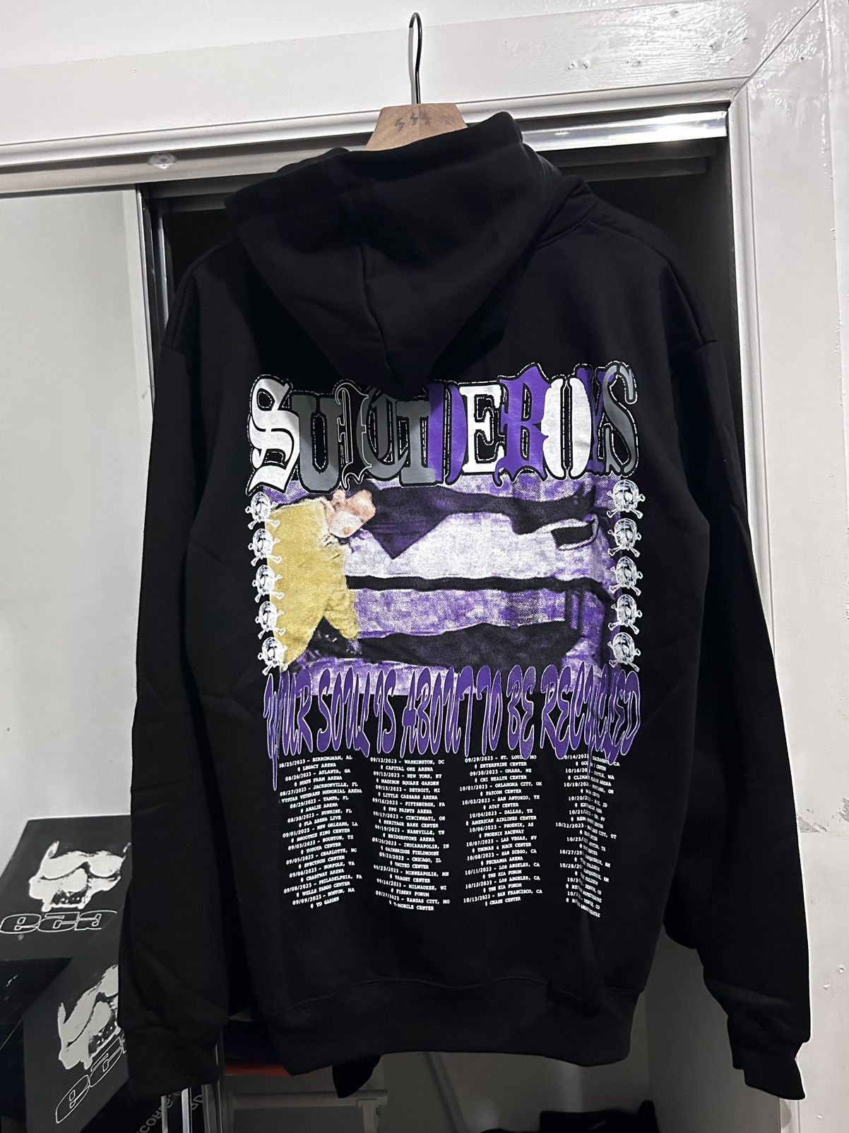 Pouya & $uicideboy$ Merch G59 Greyday 2023 Tour Hoodie | Grailed