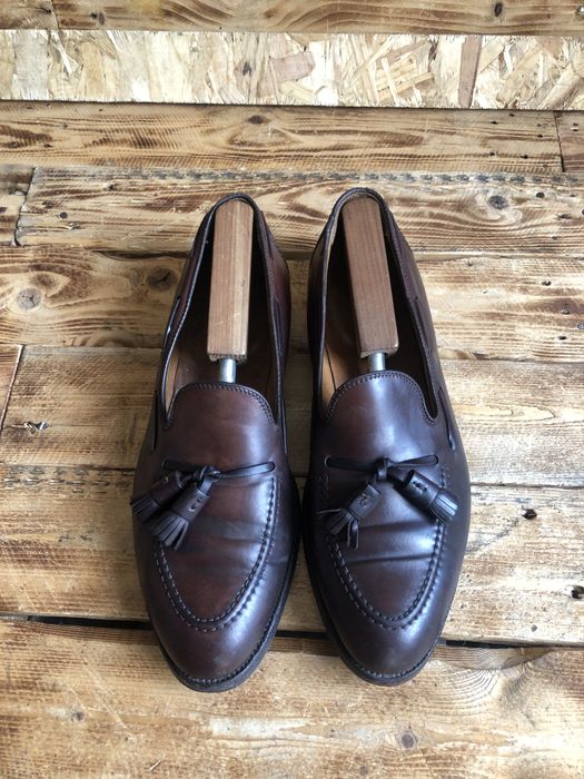 Brooks Brothers Alden x brook brothers shell cordovan brown tassel ...