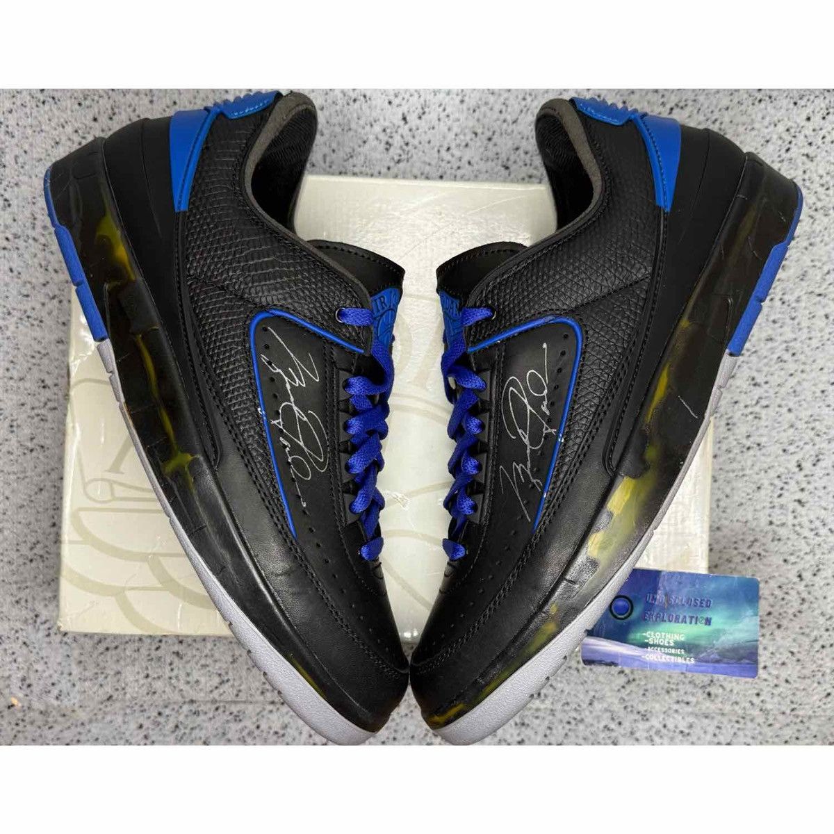 Jordan Brand × Off-White Jordan 2 Off White Black Blue 10.5 men | Grailed