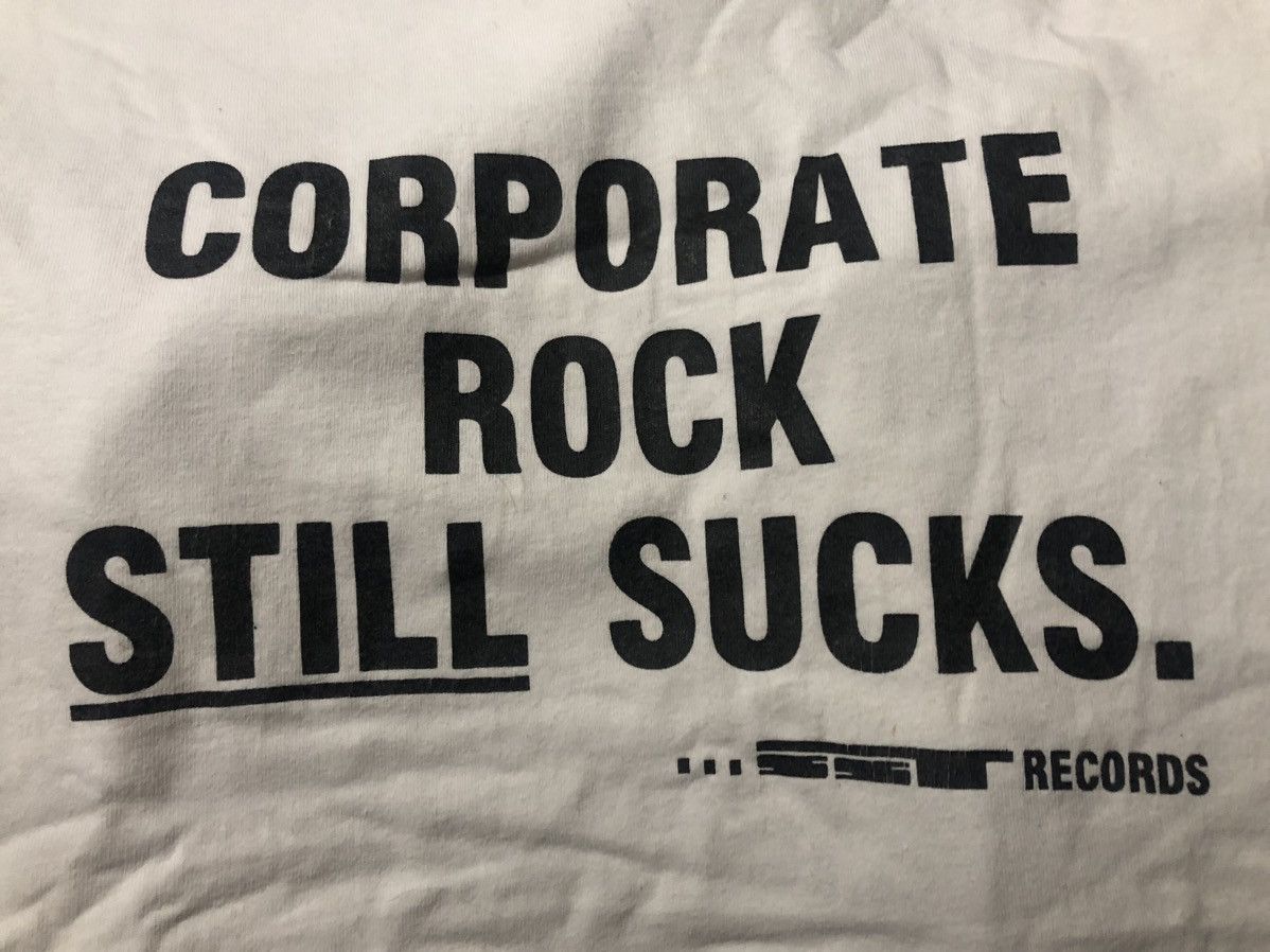 Vintage SST Records Corporate Rock Still Sucks | Grailed