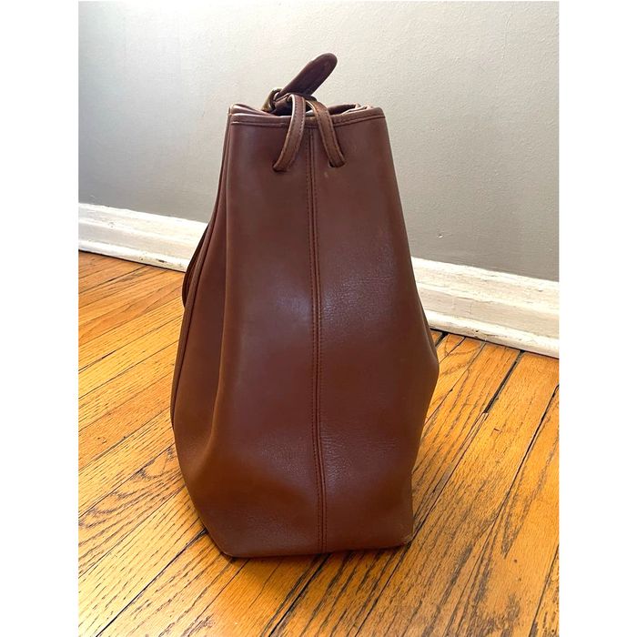 Coach Vintage Coach #9166 Legacy Drawstring Bucket Bag British Tan ...