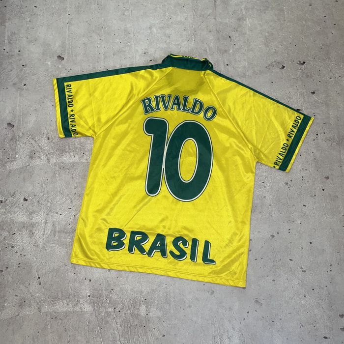 Vintage BlockCore Rivaldo Brazil National Team Jersey Vintage | Grailed