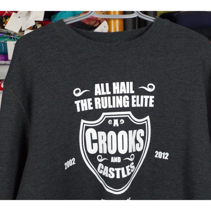 Crooks & Castles SW144 | Crooks & Castle Sweatshirt Heavyweight ...