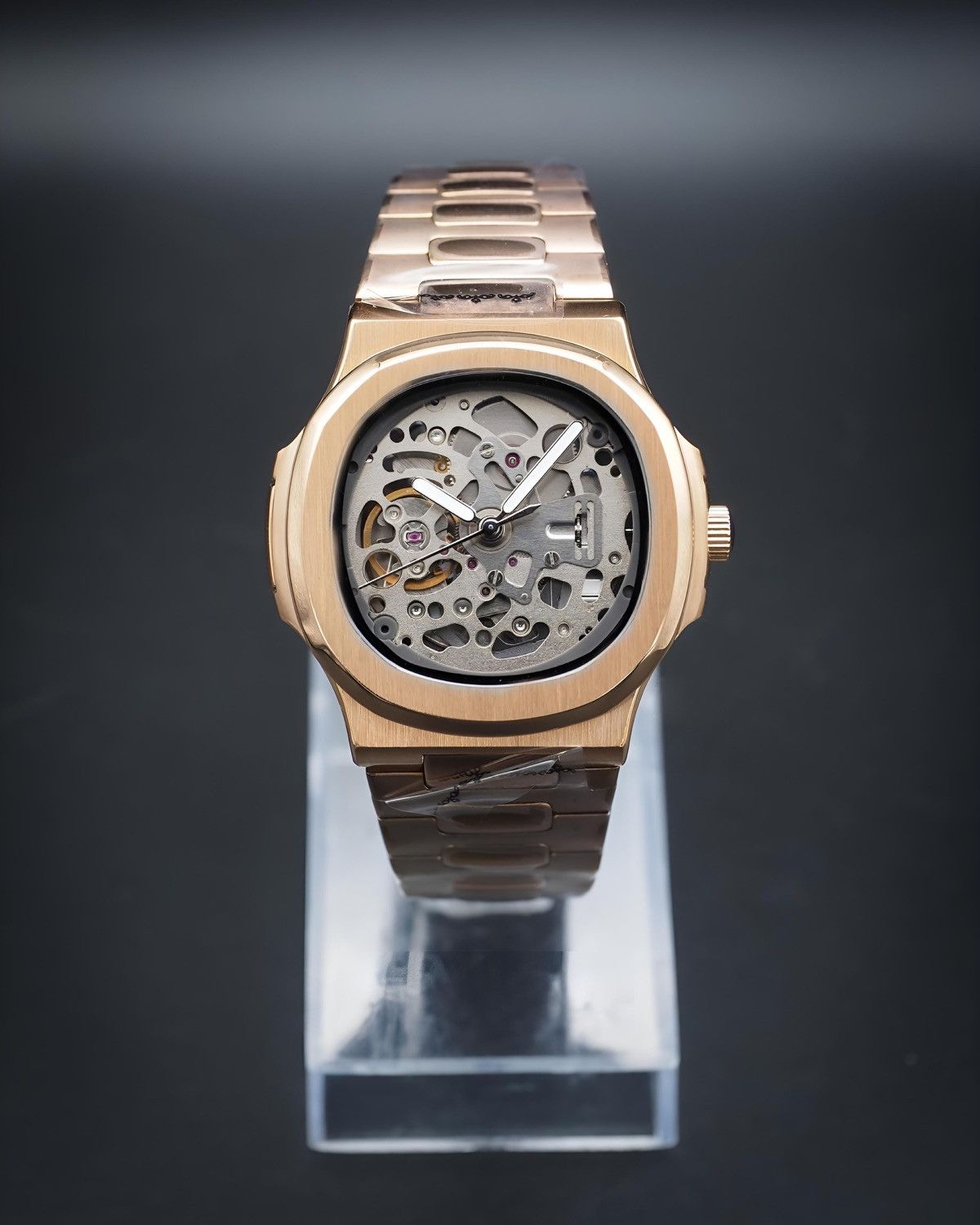 Seiko Seiko luxury custom skeleton “nautilus” watch | Grailed