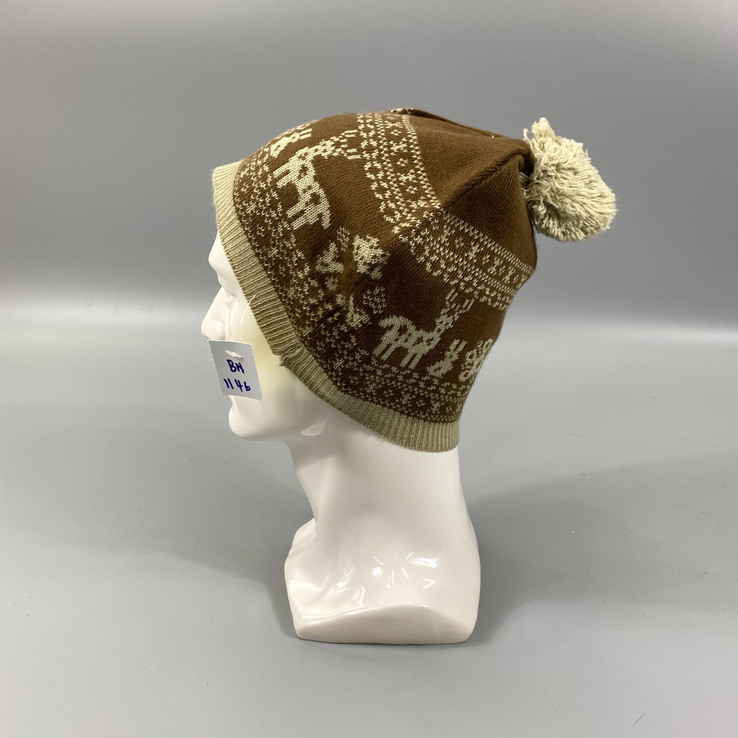 Japanese Brand × Streetwear × Vintage Deer Winter Snow Cap Beanie Hat ...