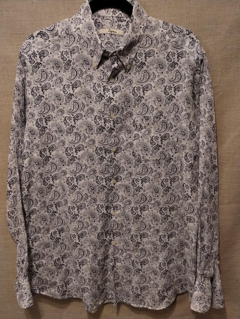 Italian Designers NWOT Ingram Paisley Italian Made Button Front Shirt ...