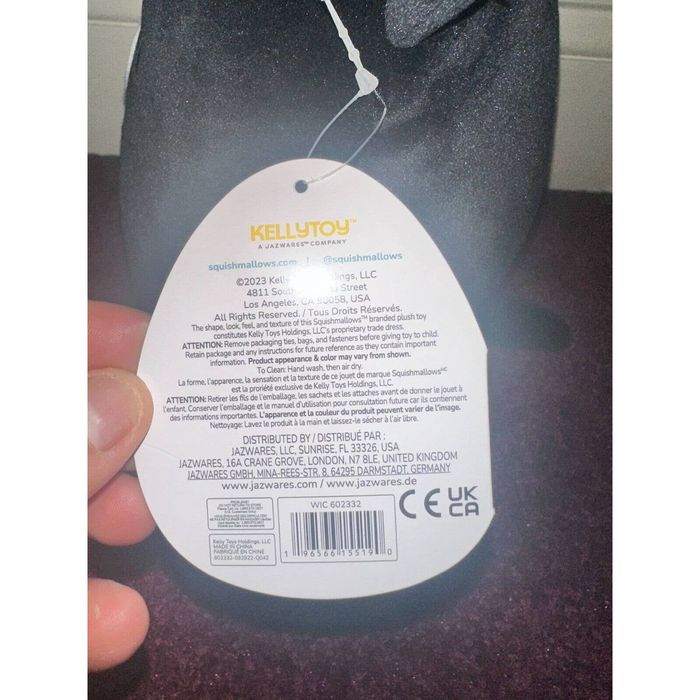 & Other Stories Squishmallow - Monty the Border Collie Dog Black ...