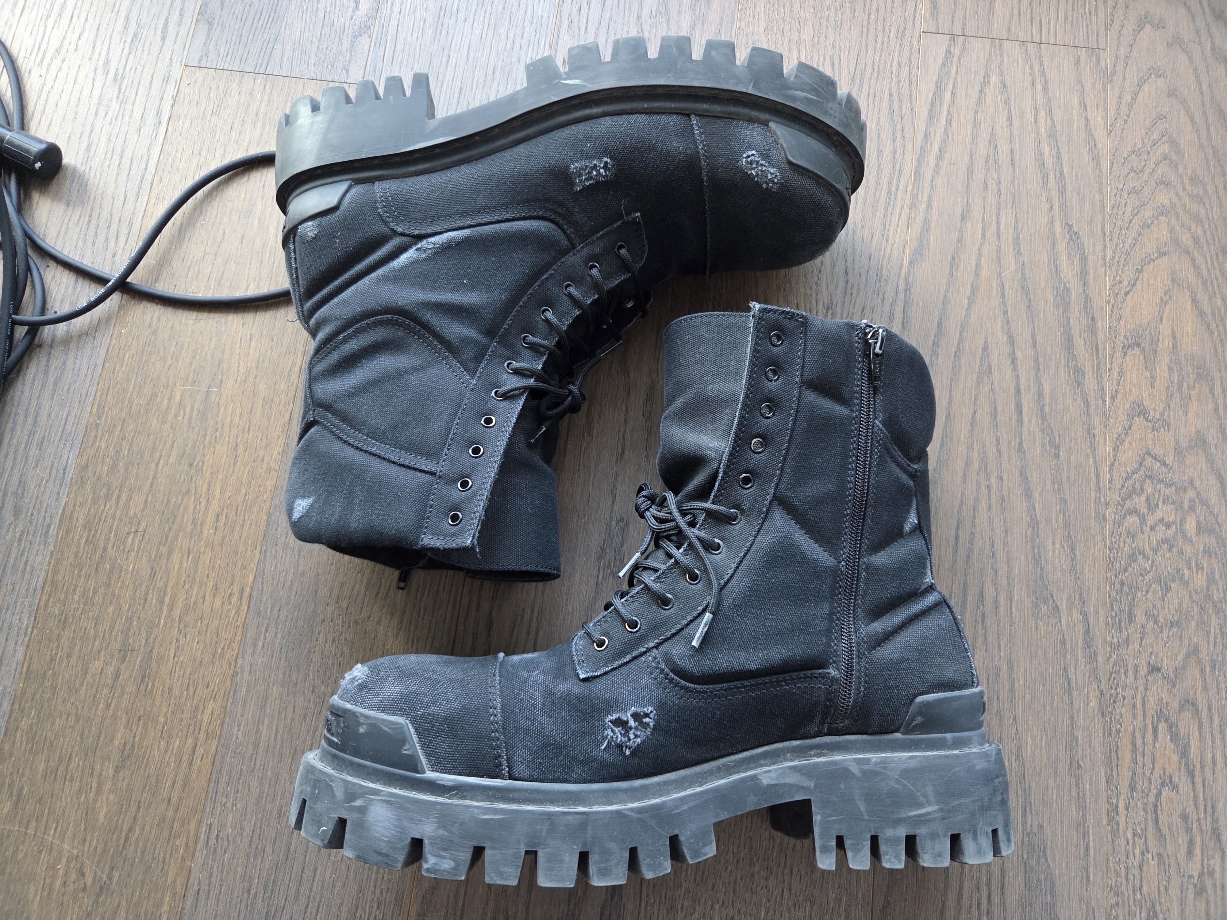 Balenciaga Balenciaga Combat Strike Boots | Grailed