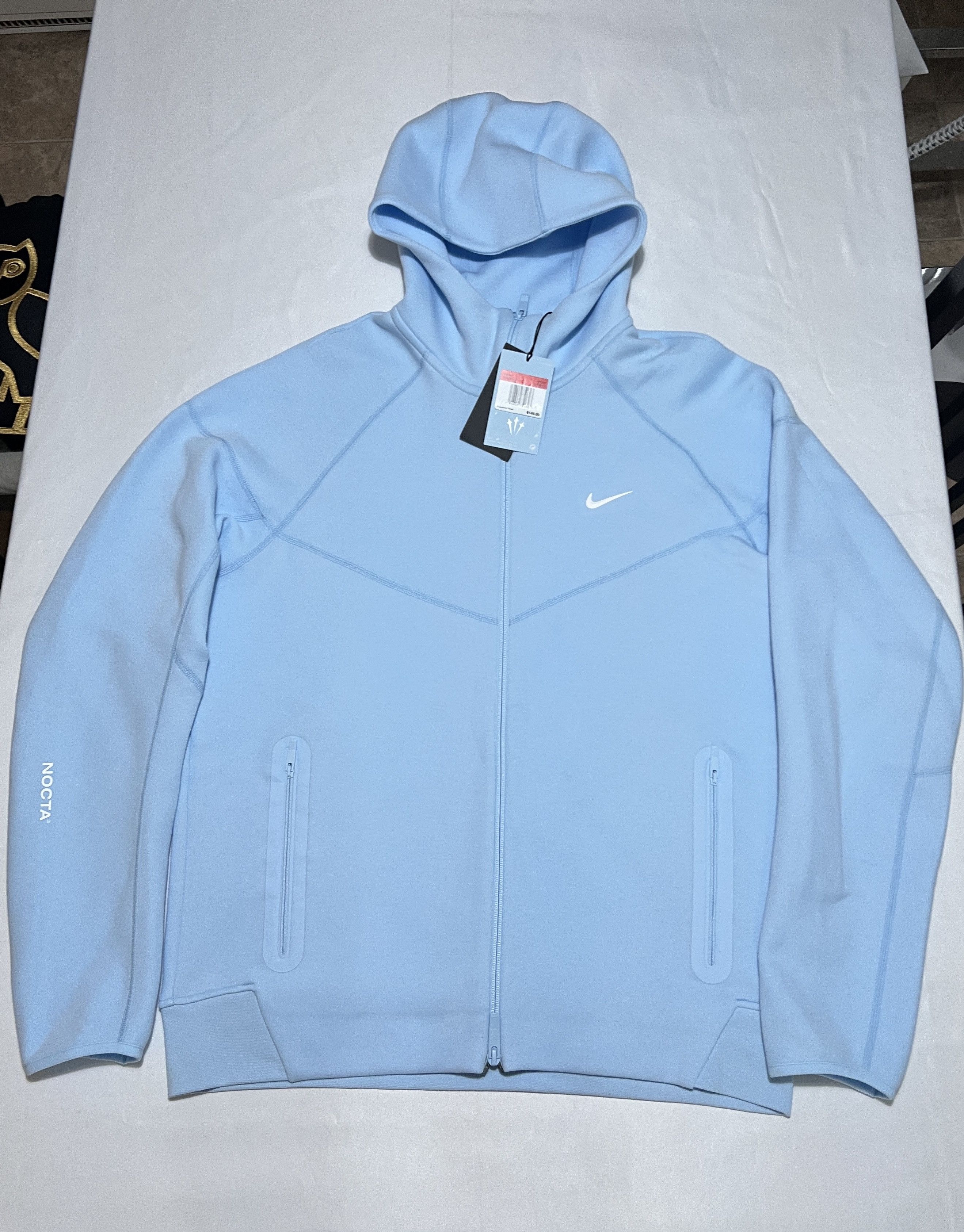 Drake × Nike × Nocta Nike x NOCTA Tech Fleece Hoodie Cobalt Blue Tint ...