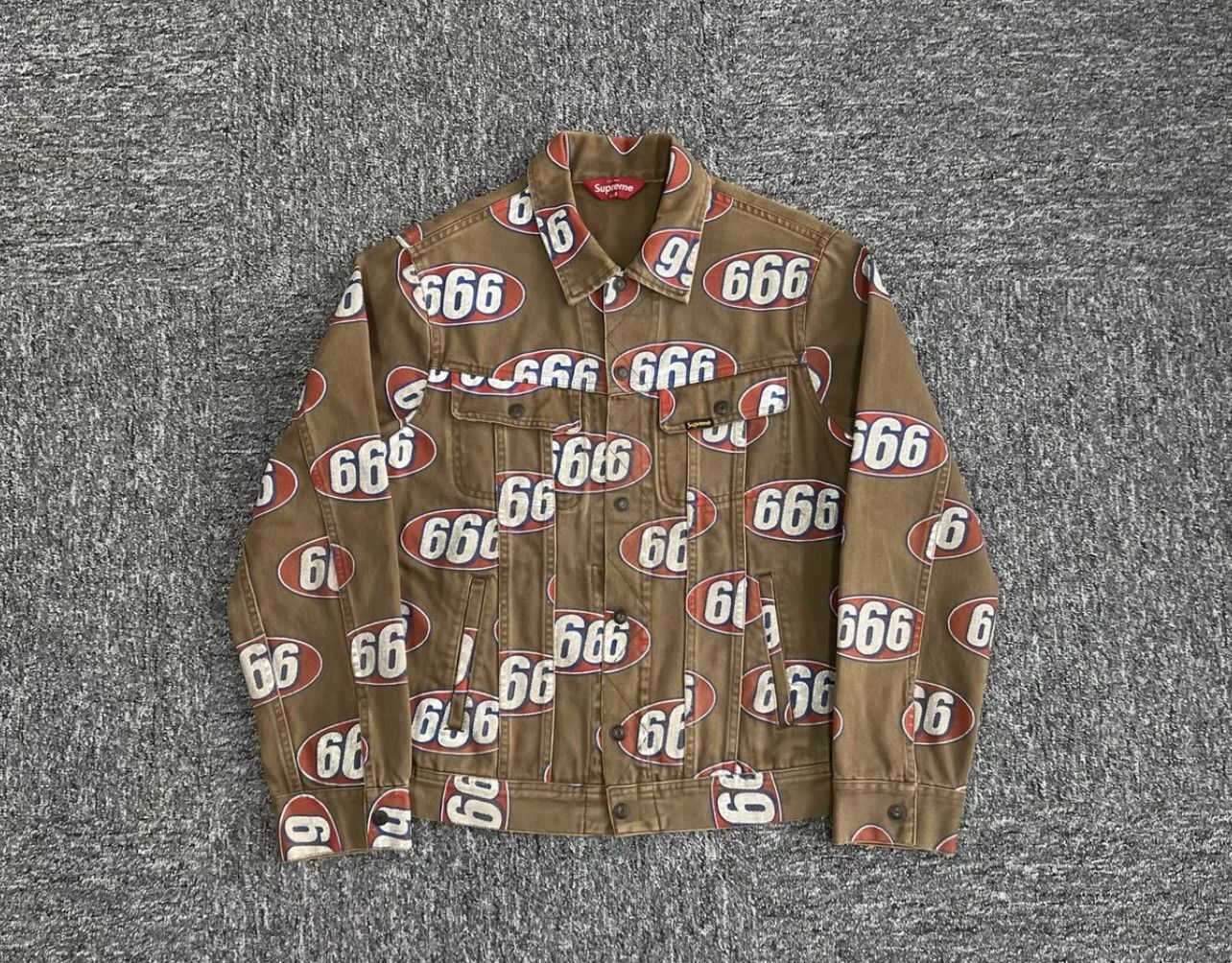 Supreme Supreme denim 666 Jacket | Grailed