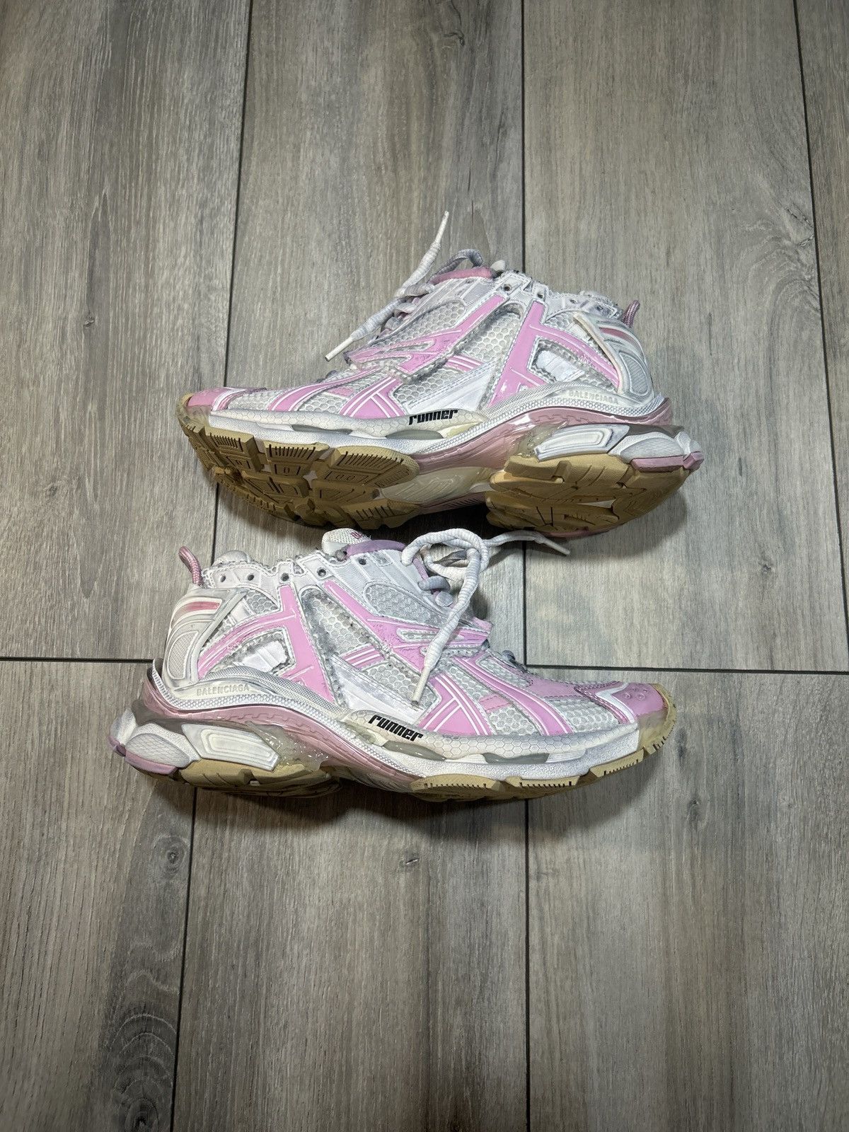 Balenciaga Pink Balenciaga Runners | Grailed