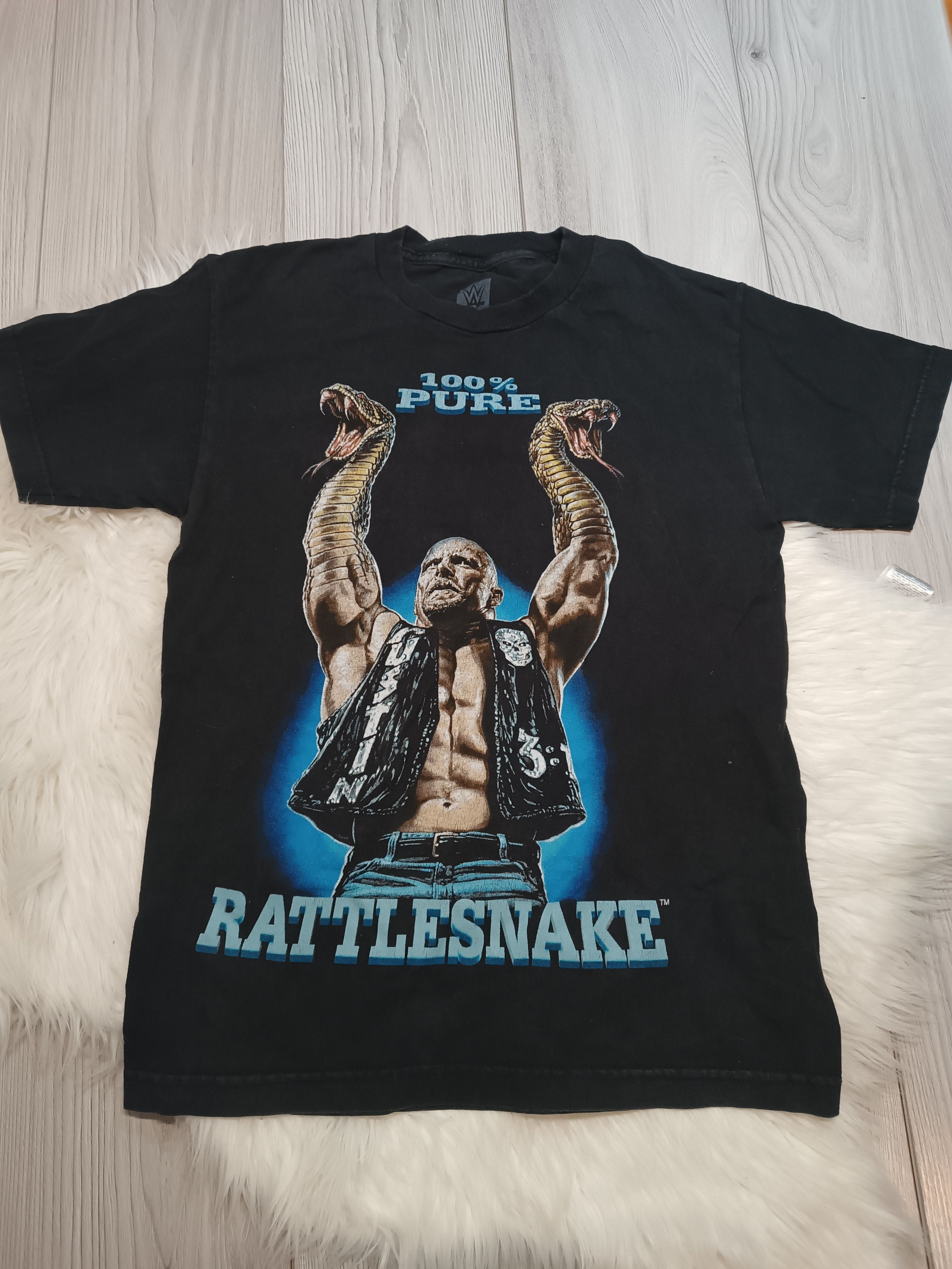 Vintage × Wwe × Wwf WWF Stone Cold Rattlesnake Tee Austin 3:16 Expect ...