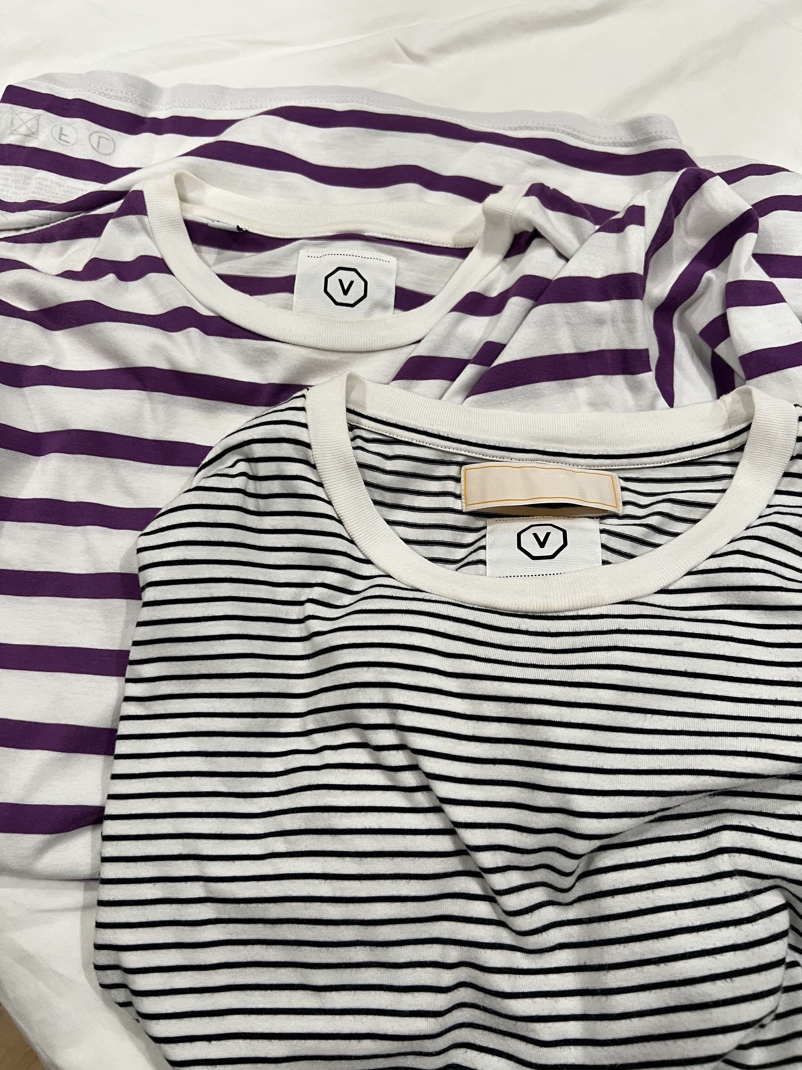 Visvim Visvim border stripe T-shirt Bundle both size Large | Grailed