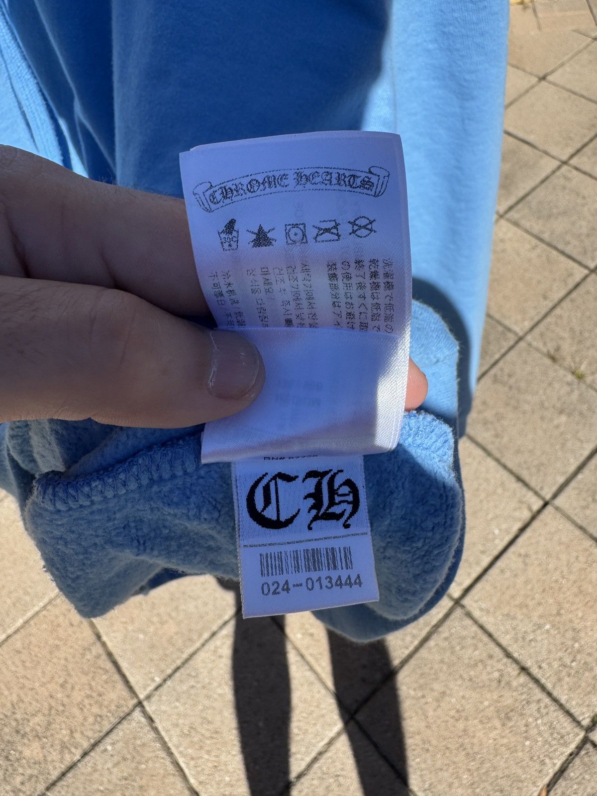 Chrome Hearts Chrome Hearts Light Blue Drake Hoodie Pullover Size ...