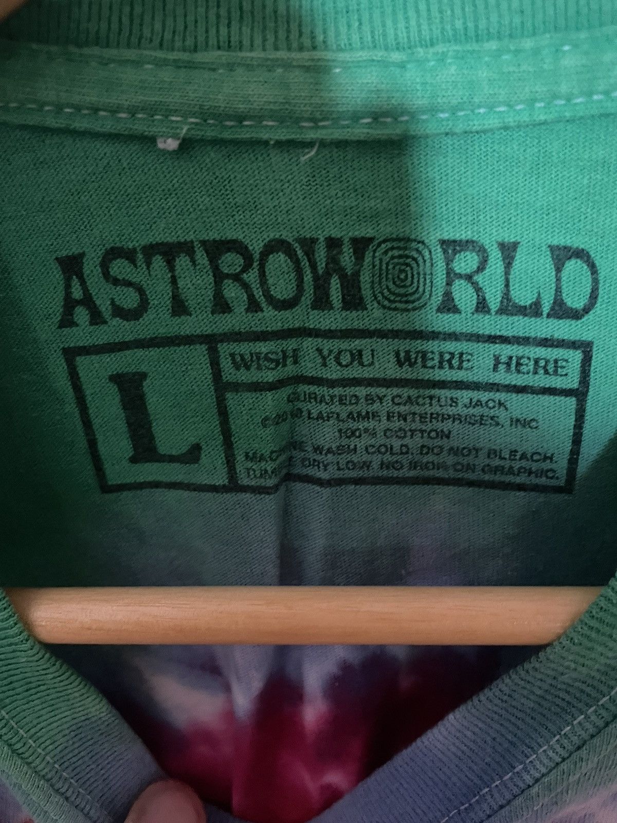 Travis Scott RARE Travis Scott Astroworld Smiley Tie Dye Tee | Grailed
