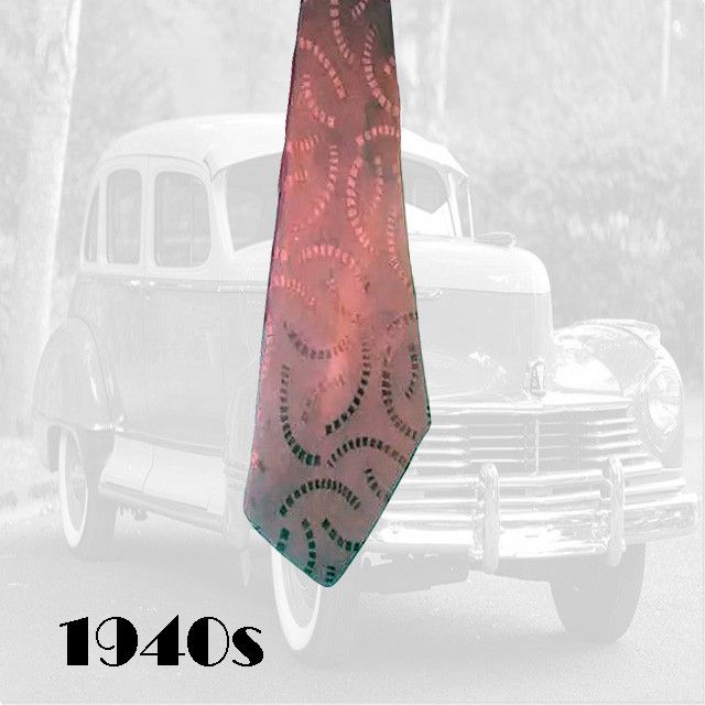 Vintage 1940s Wide Necktie Fagman Cordovan Burgundy | Grailed