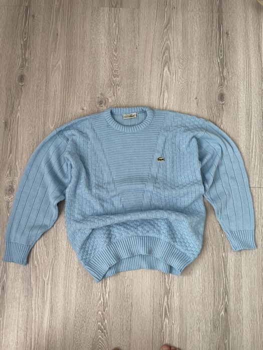 Vintage Lacoste Baby Blue sweater | Grailed