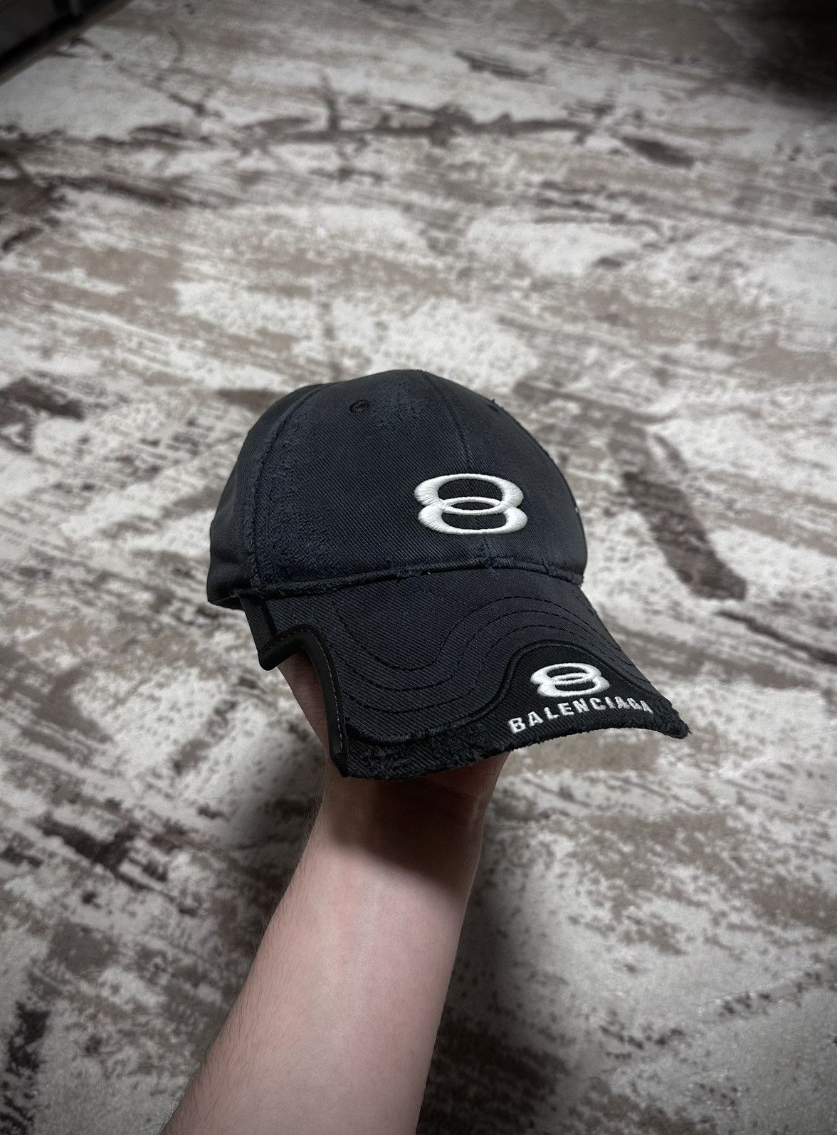 Balenciaga balenciaga unity destroyed hat | Grailed