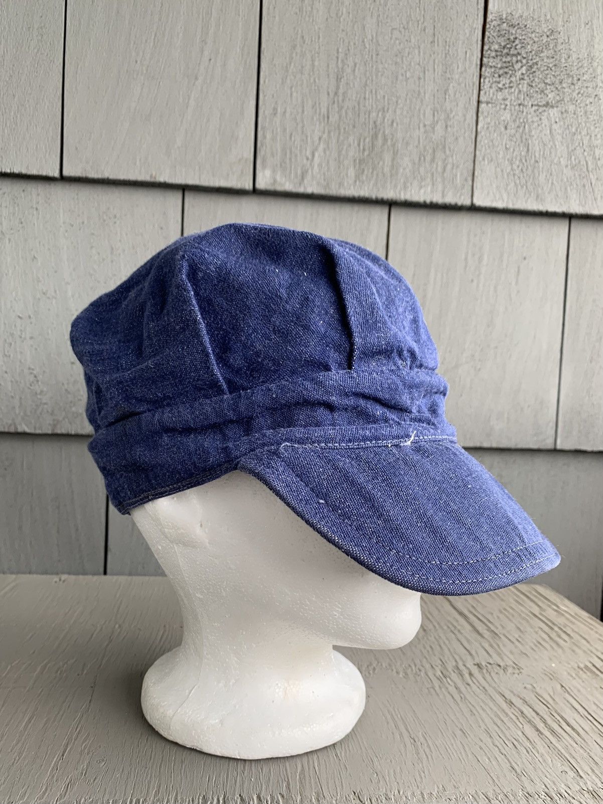 Vintage True Vintage Denim Hat Jean Jat Hickory Sanfordized Railway ...
